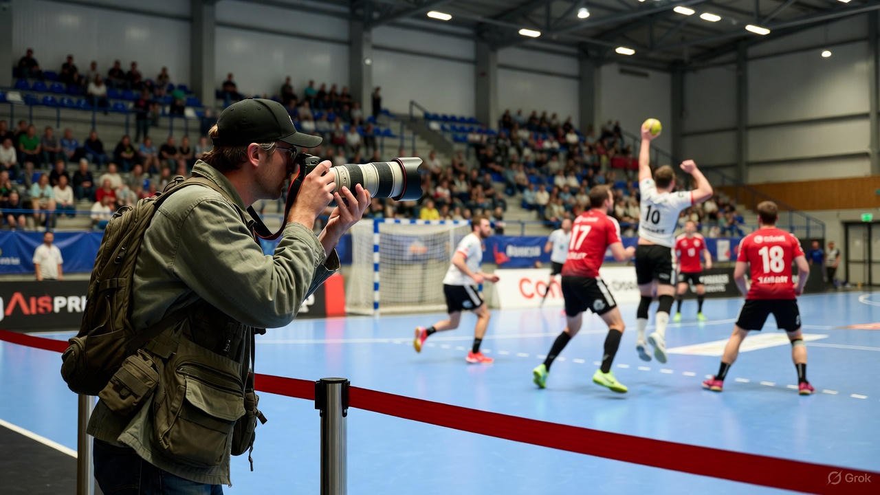 Photo handball : photos, images et scènes d’action sur le terrain de sport